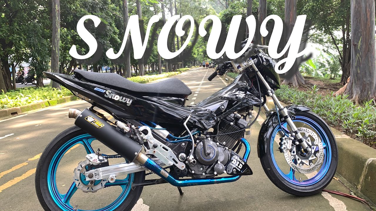 REVIEW SATRIA FU ROAD RACE GANTENG - SNOWY - YouTube