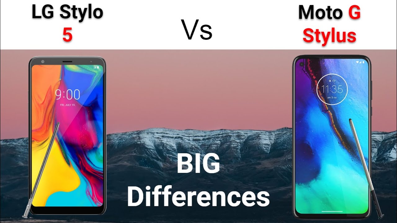 LG Stylo 5 vs Moto G Stylus Spec Comparison - YouTube