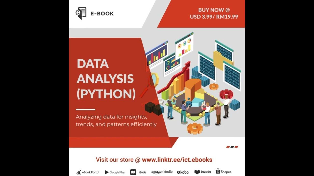 BUY OUR E-BOOK: Data Analysis Python - YouTube