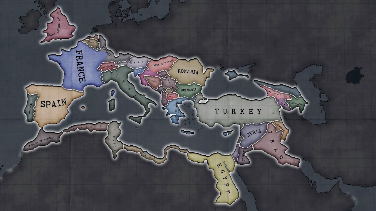 Roman Empire Modern Day Battle Royale - Hoi4 Timelapse - YouTube