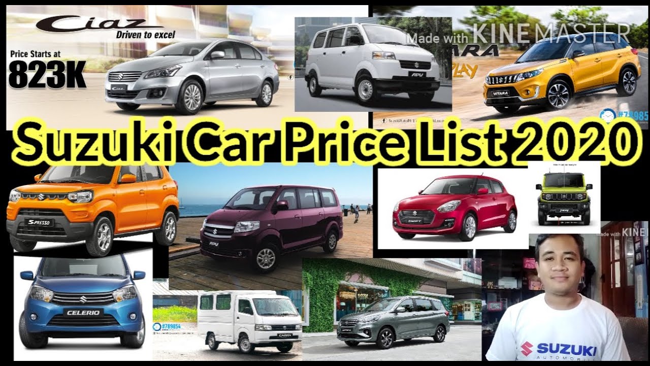 Suzuki Price List Philippines 2020 | Murang Sasakyan na Brandnew - YouTube