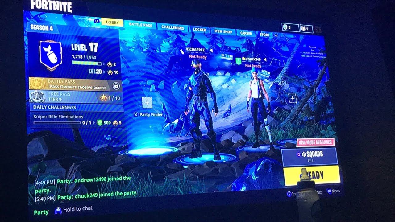 Playing fornight with my other friend - YouTube