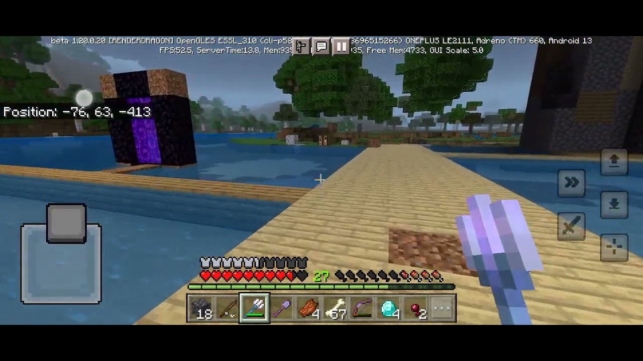 I made a new anvil and daimond sword - YouTube