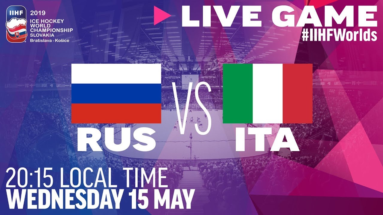 Russia vs. Italy | Full Game | 2019 IIHF Ice Hockey World Championship ...