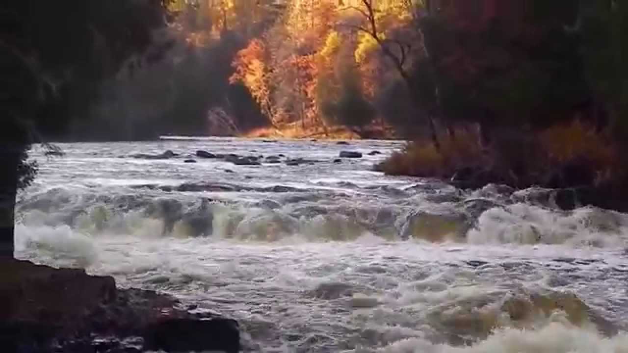 Sitting Along the Menominee River at Piers Gorge - YouTube
