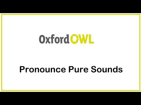 Pronounce Pure Sounds – The Building Blocks of Decoding Words and ...