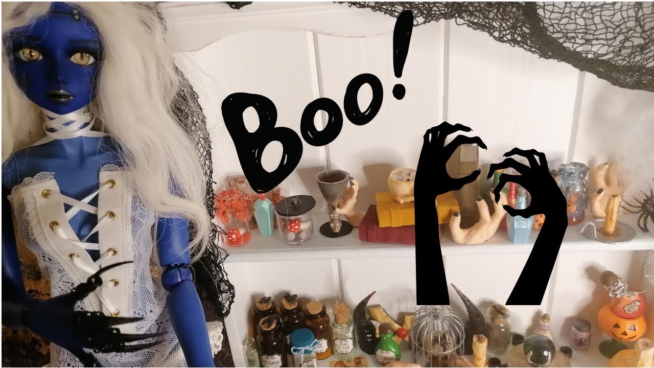 BOO! Spooky Halloween miniatures for dolls and my peculiar handmade ...