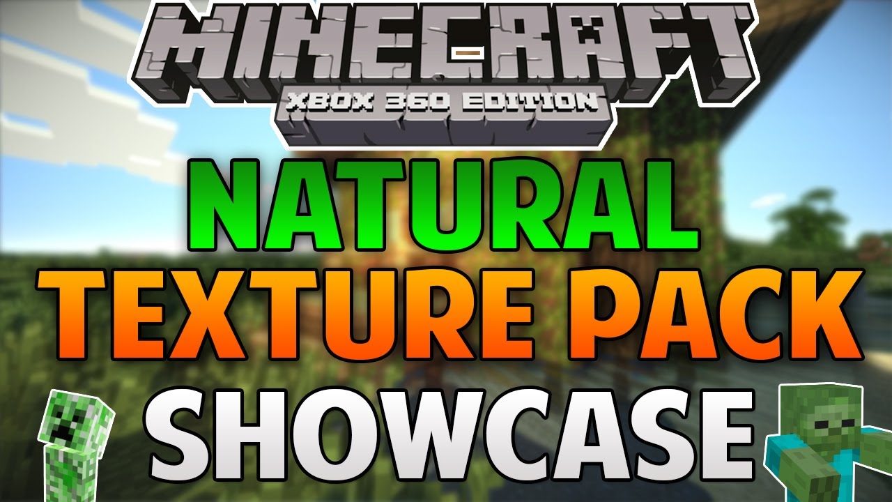 Minecraft Xbox 360: "Natural Texture Pack" MAP SHOWCASE! - YouTube