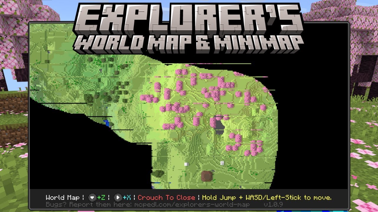 Explorer's World Map & Minimap Addon - YouTube