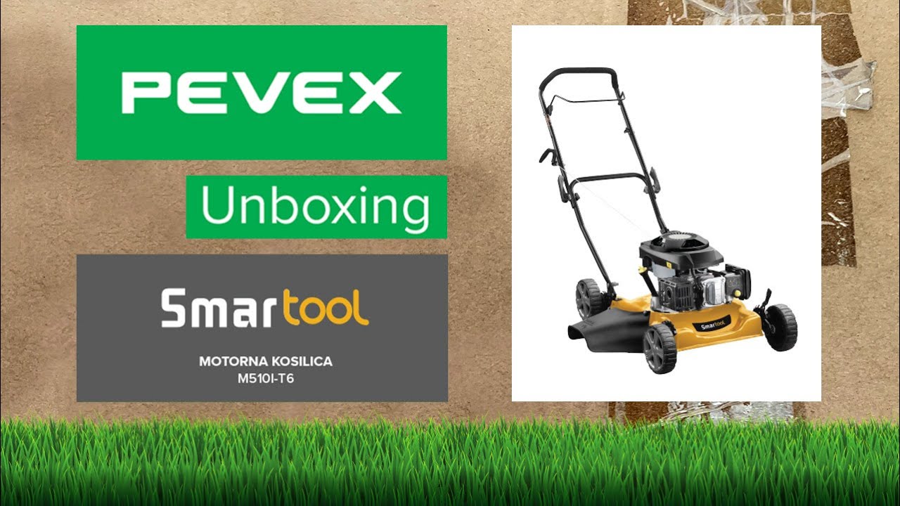 Unboxing - Smartool motorna kosilica M510I-T6 - YouTube