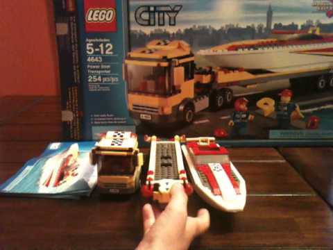 LEGO Power Boat Transporter Review - YouTube