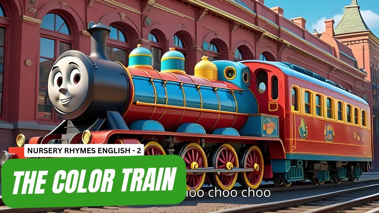 Rhymes on "The Color Train - 2" l 3D Animation Video - YouTube