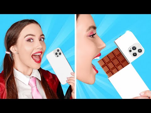 WIE MAN ESSEN ÜBERALL REIN SCHMUGGELT || COOLE LIFE HACKS MIT 123 GO! FOOD