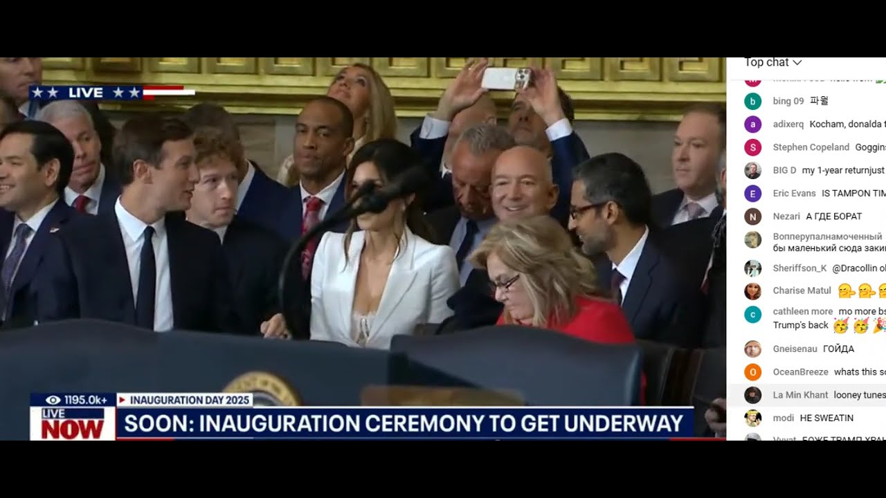 LIVE Donald Trump Inauguration 2025 in Washington DC - YouTube