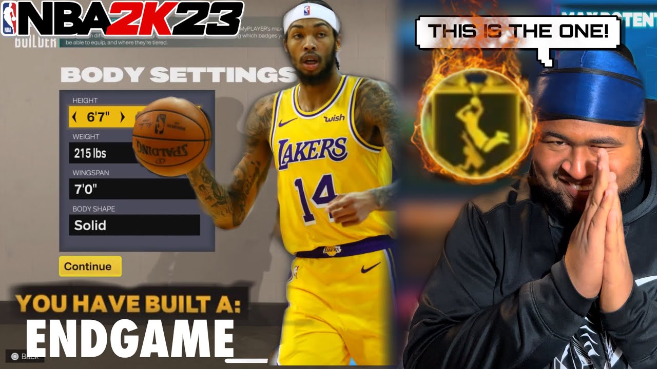 Introducing my Official ENDGAME BUILD on NBA 2K23 NEXT GEN!! - YouTube