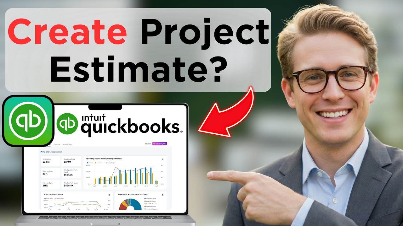 How To Create A Project Estimate QuickBooks Accountant (Tested) - YouTube