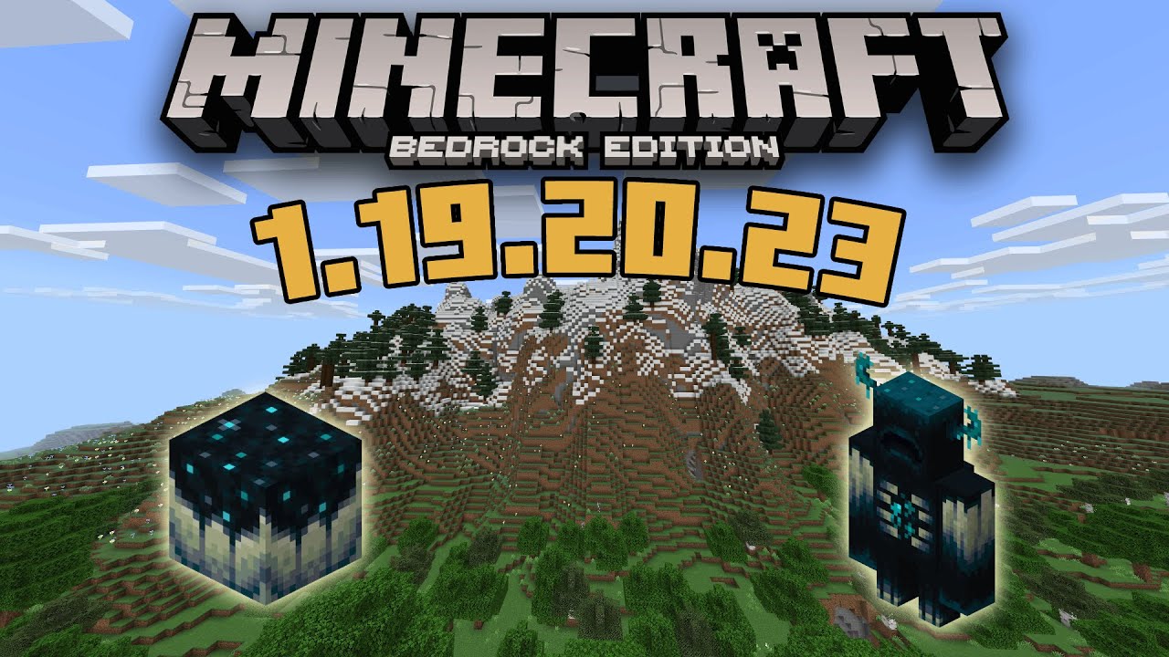 Minecraft Bedrock 1.19.20.23 - No mas texturas rosadas y mas cambios ...