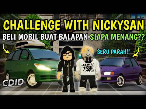 CHALLENGE BARENG @NickySanID DI CDID, Balapan Seru Siapa Yang MENANG ...