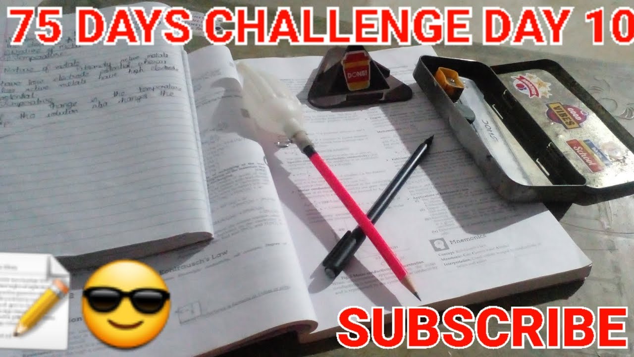 DAY 10 FOR 75 DAYS CHALLENGE || STUDY MOTIVATION VLOGS - YouTube