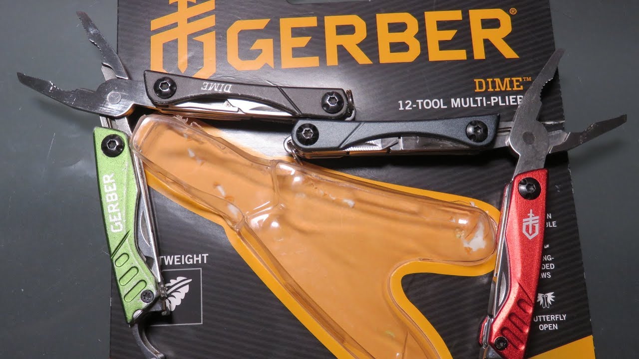 GERBER Dime : Wire Cutters still crappy ! - YouTube