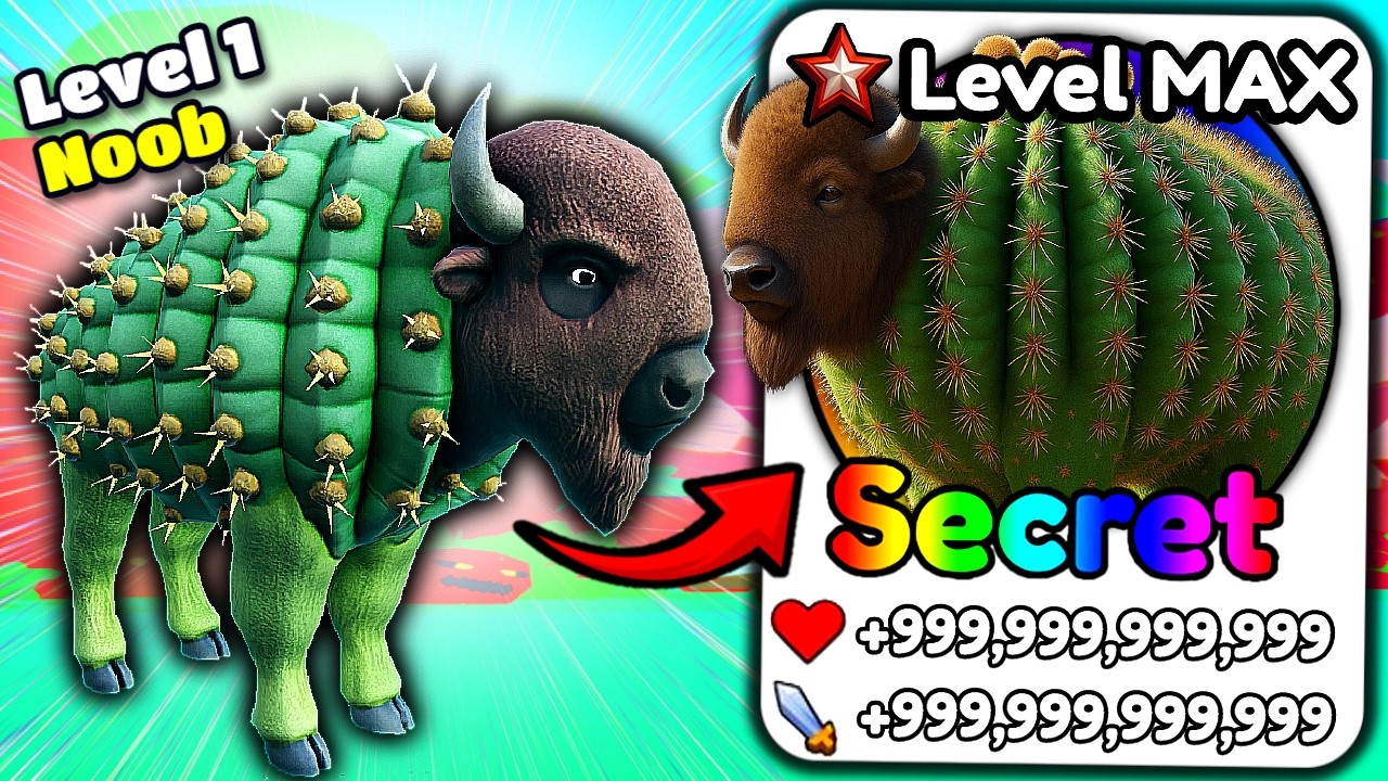 Starting Over as NOOB with Buffalo Cactusuffalo in Brainrot Evolution ...
