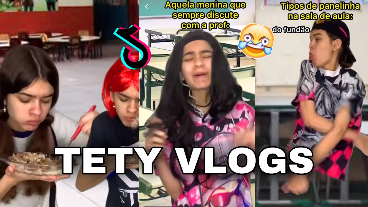 MELHORES TIK TOKS DE TETY VLOGS- tente não rir - YouTube
