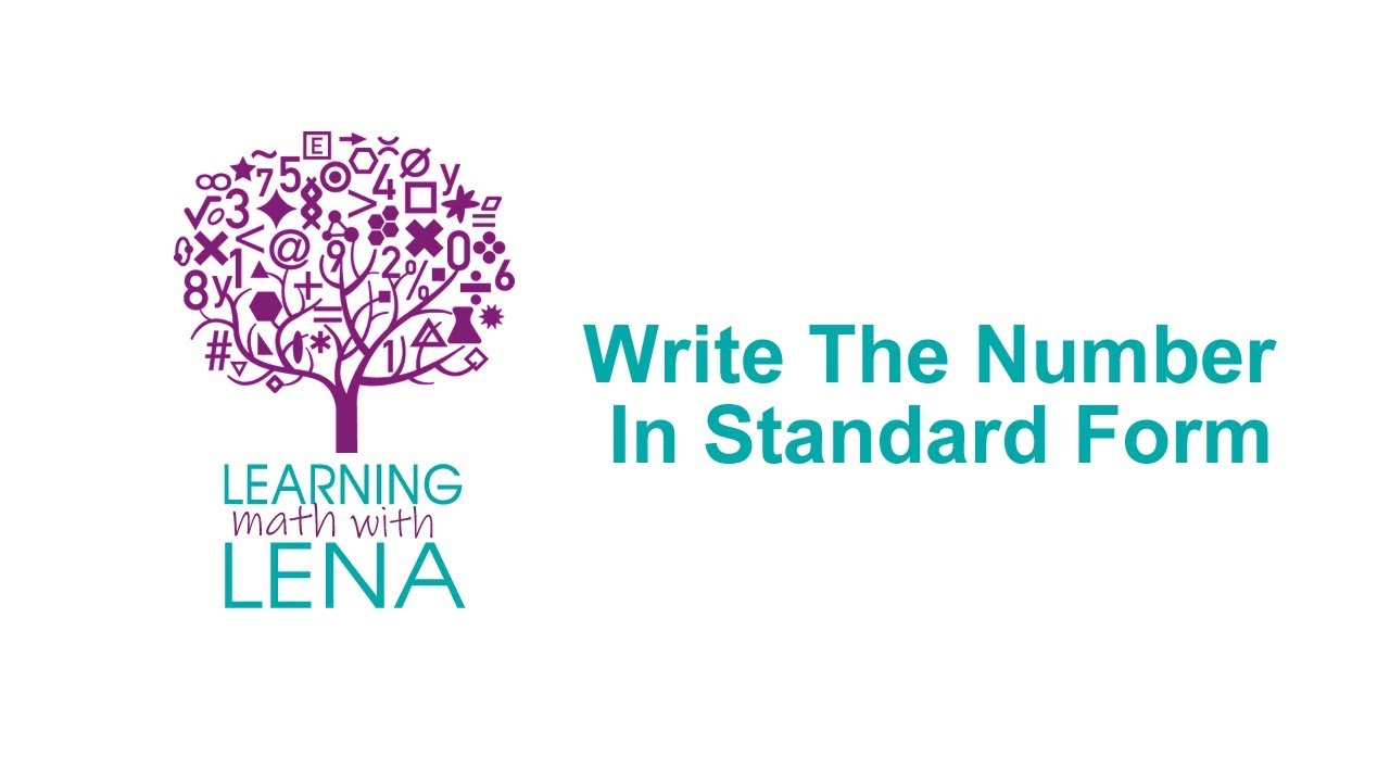 Write The Number In Standard Form YouTube write-the-number-in-standard-form-youtube