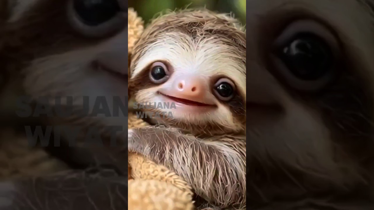 Sloth 🦥 Hewan yang Lebih Cepat Berenang daripada Berjalan! #faktahewan ...