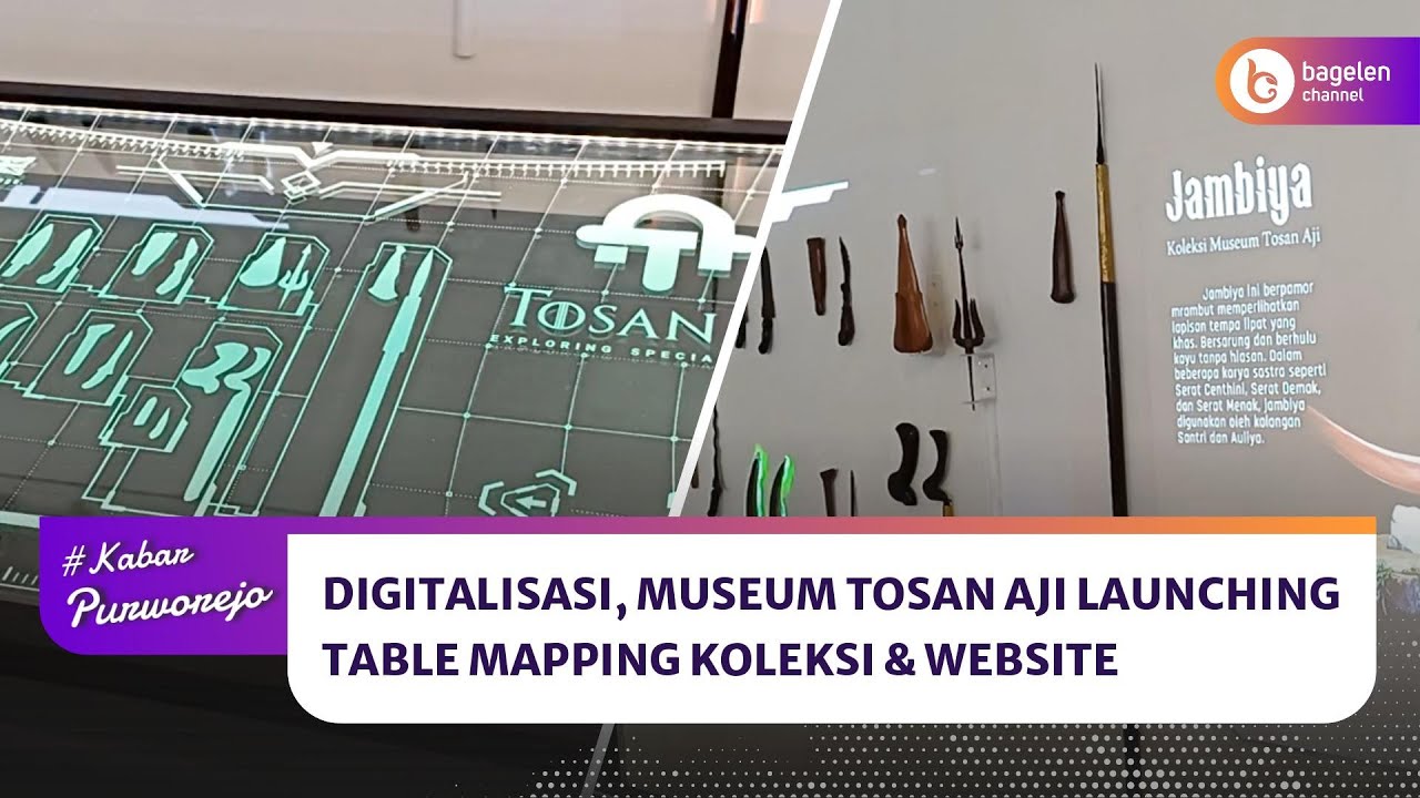 Digitalisasi, Museum Tosan Aji Launching Table Mapping Koleksi dan ...