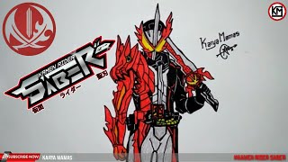 How To Draw Kamen Rider | Kamen Rider Stronger | Cool | Doovi