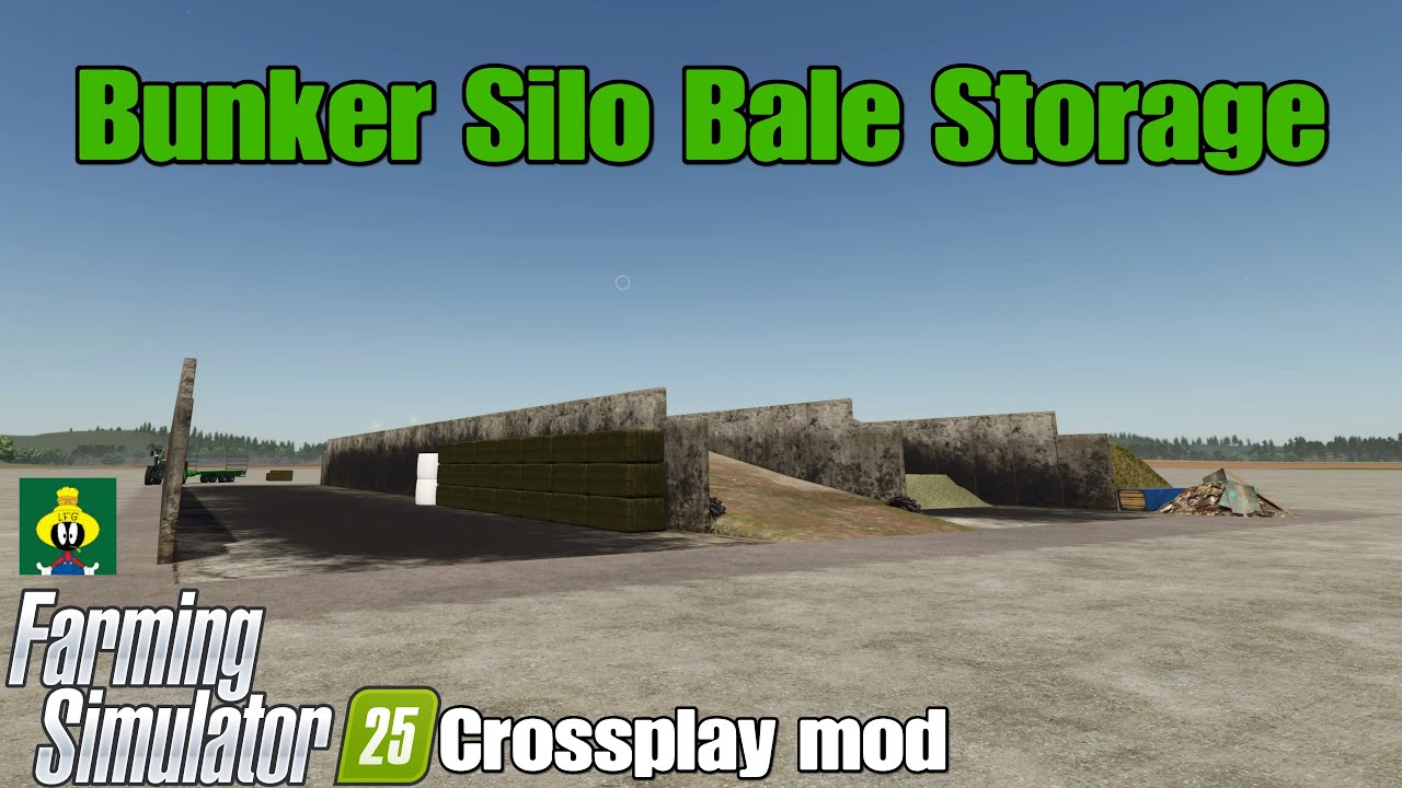 Bunker Silo Bale Storage / FS25 crossplay mod - YouTube
