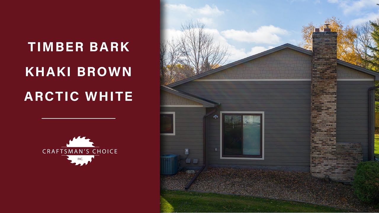 Timber Bark | Khaki Brown | Arctic White | James Hardie Siding - YouTube