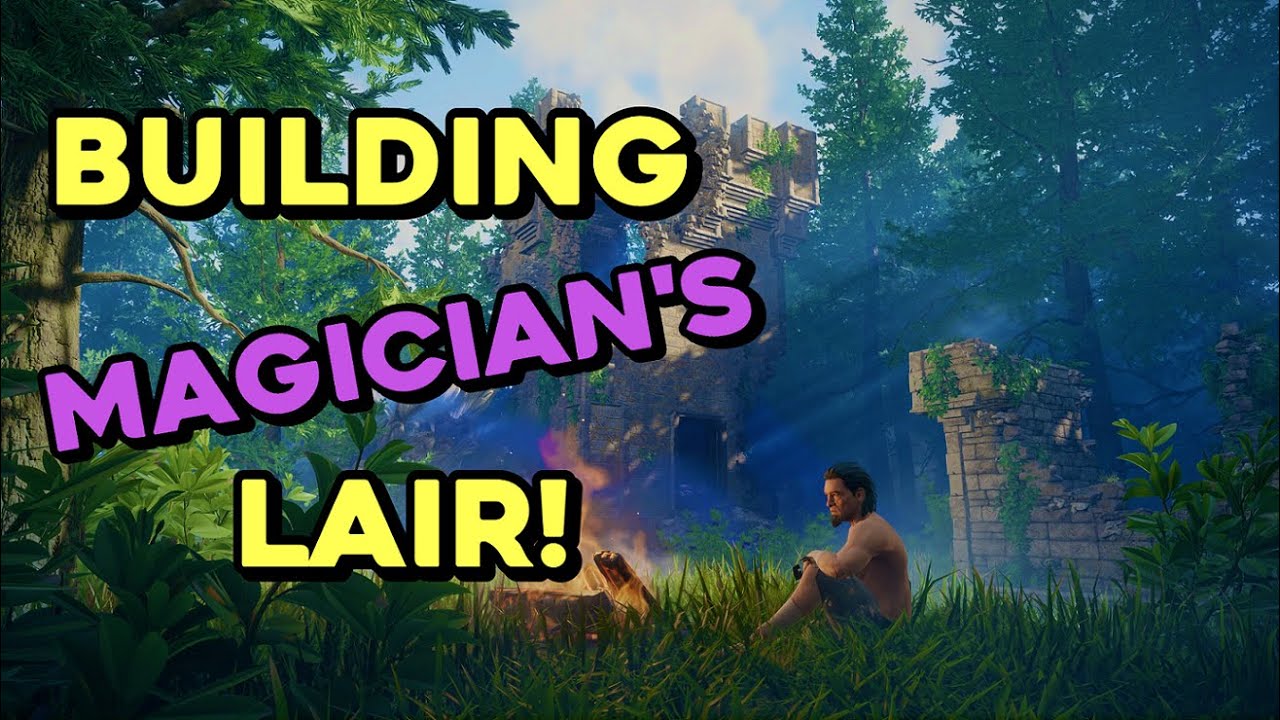 Starting the ULTIMATE Wizard's Base in Enshrouded! - YouTube