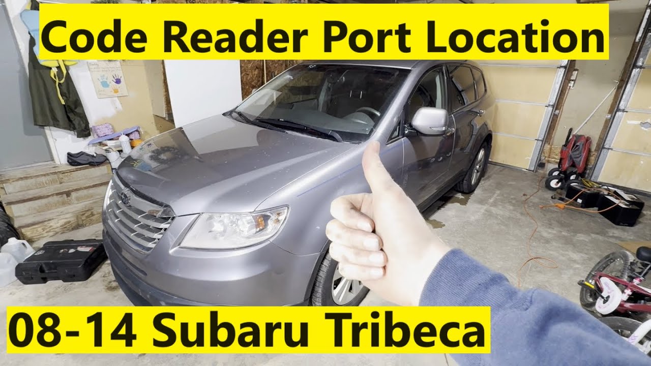 OBD2 Scanner Code Reader Port Location Subaru Tribeca 08 09 10 11 12 13 ...