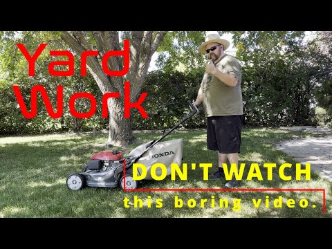 Boring Yard Work - YouTube