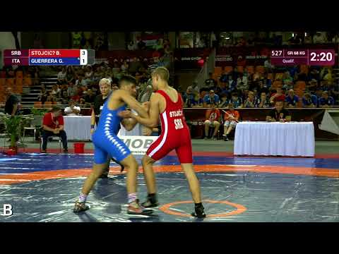 1/8 FS - 75 kg: M. FURKAN GUNES (TUR) v. K. DIMOV (BUL)