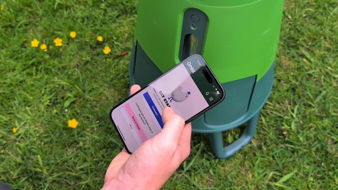 How to connect your Smart Feeder to the Omlet app via Bluetooth - YouTube