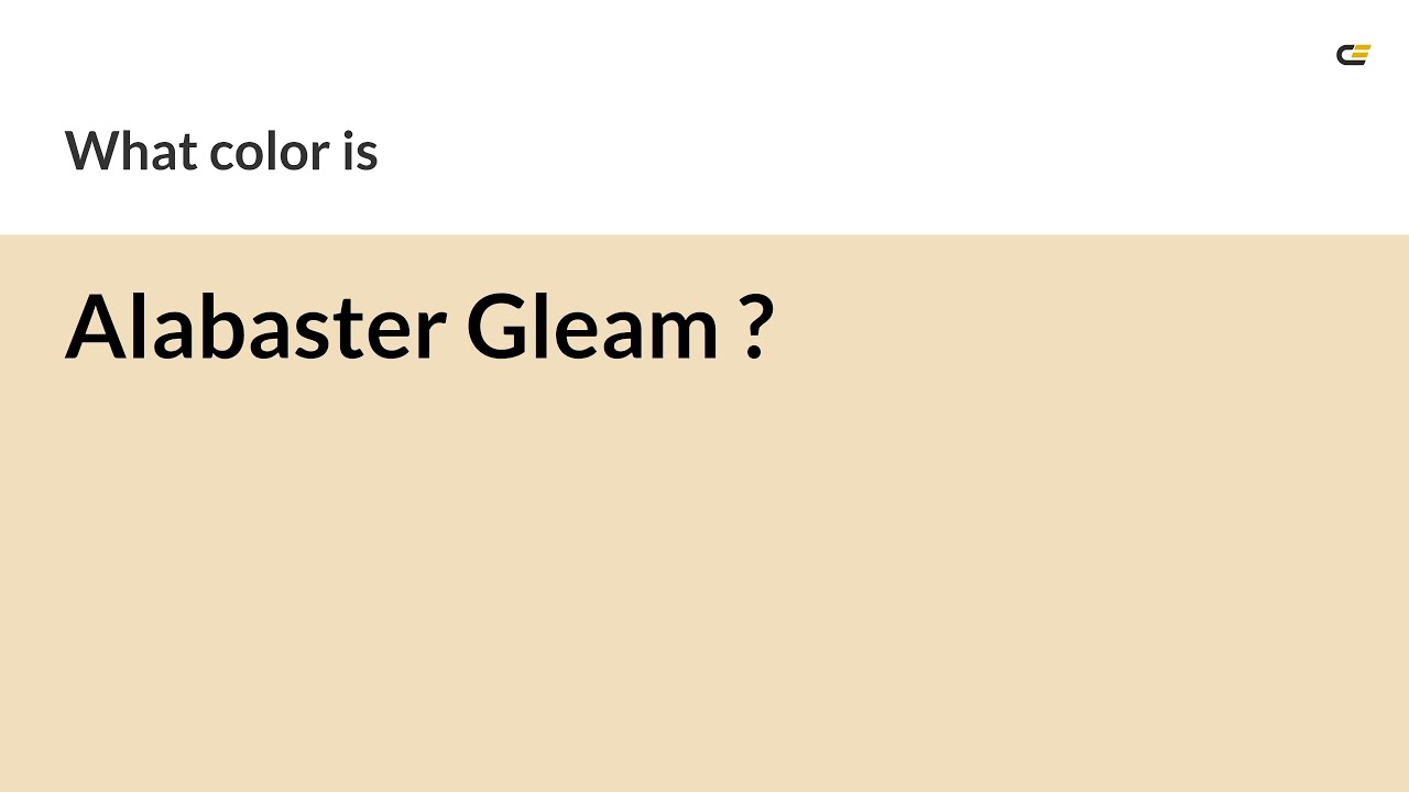 Alabaster Gleam color #f0debd hex Cool Yellow color f0debd - YouTube