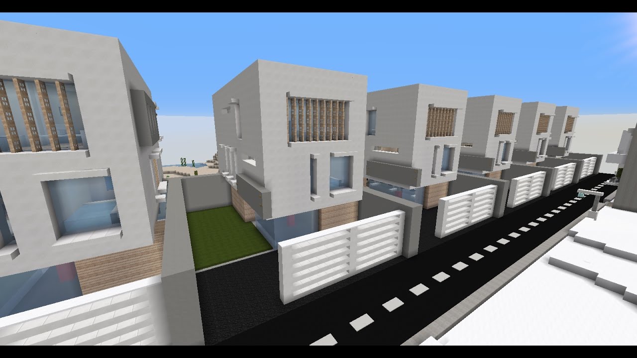 MINECRAFT - RESIDENCES MODERNES - YouTube