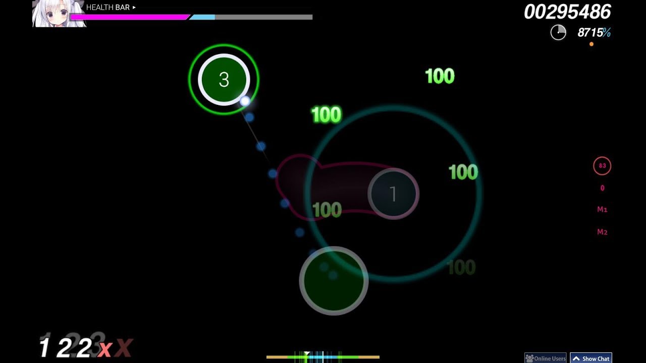 playing osu playing online - YouTube