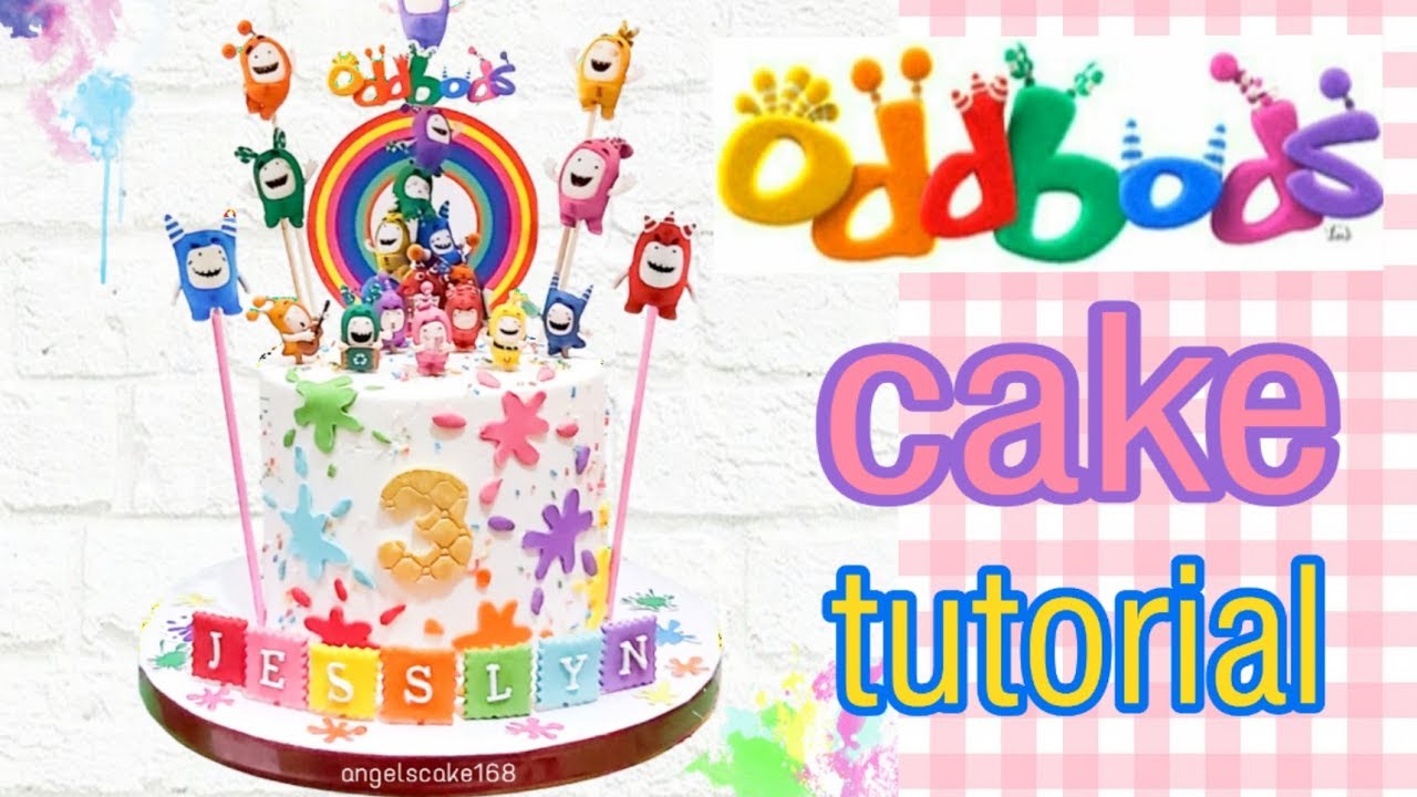 Oddbods BIRTHDAY CAKE tutorial - YouTube