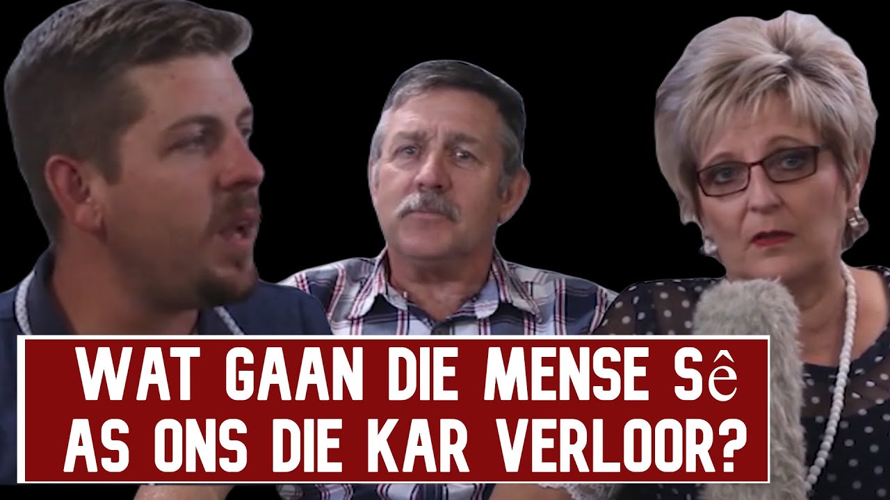 Wat gaan die mense se as ons die kar verloor? | Francois Badenhorst ...