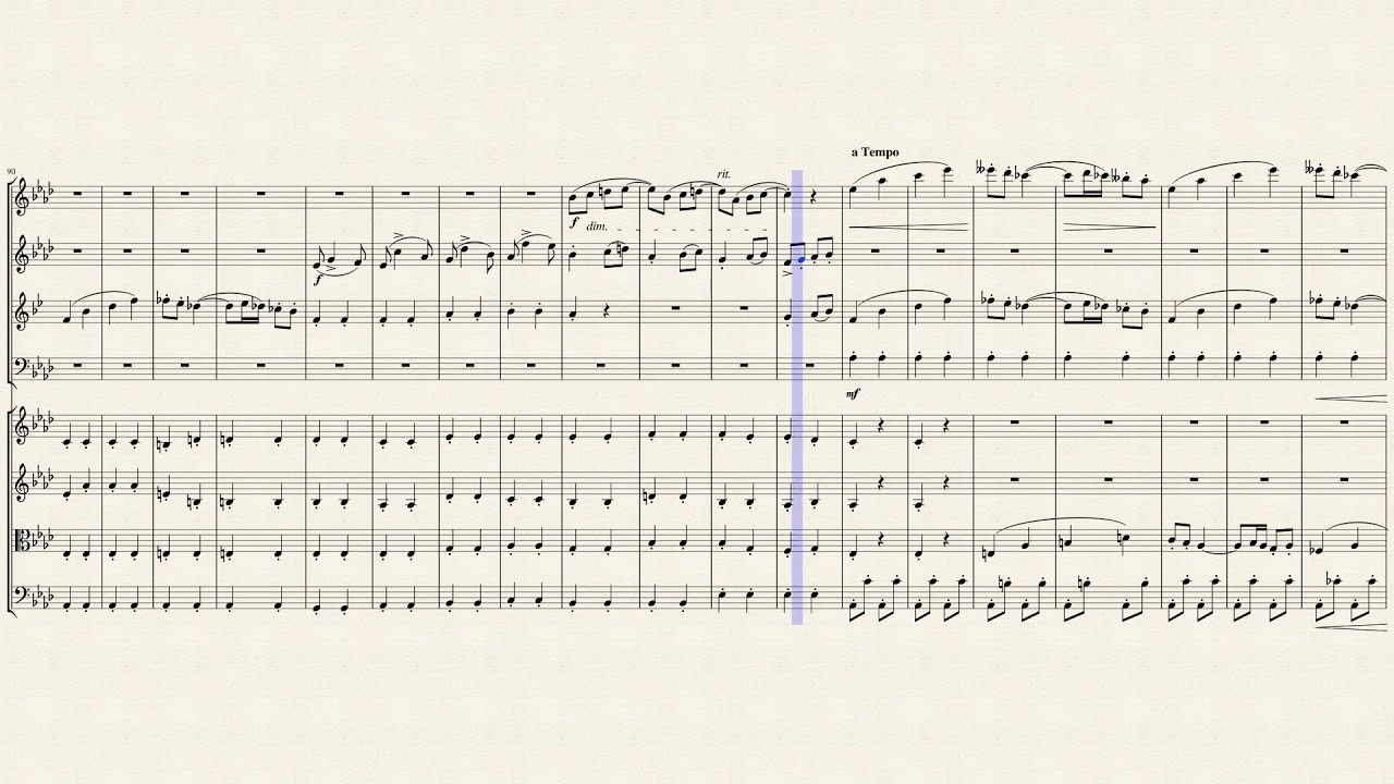"Pas Redoublé" (Op. 86) for Winds & Strings - YouTube