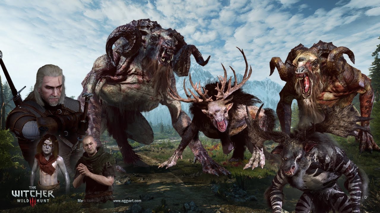 The Witcher 3 Wild Hunt Bestiary Relicts Part1 - YouTube