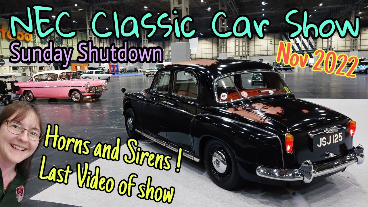 NEC Classic Car Show - Sunday Shut Down ! Rovers and behind the scenes ...