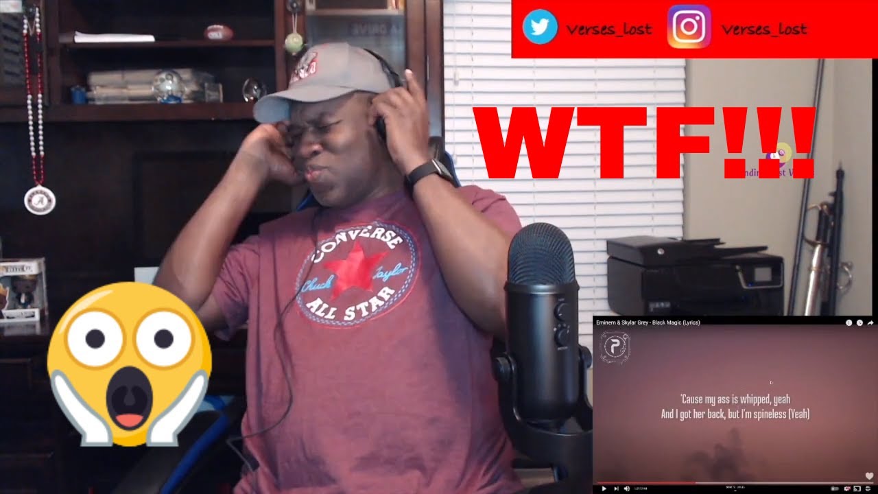 Eminem ft. Skylar Grey - Black Magic (Reaction) - YouTube