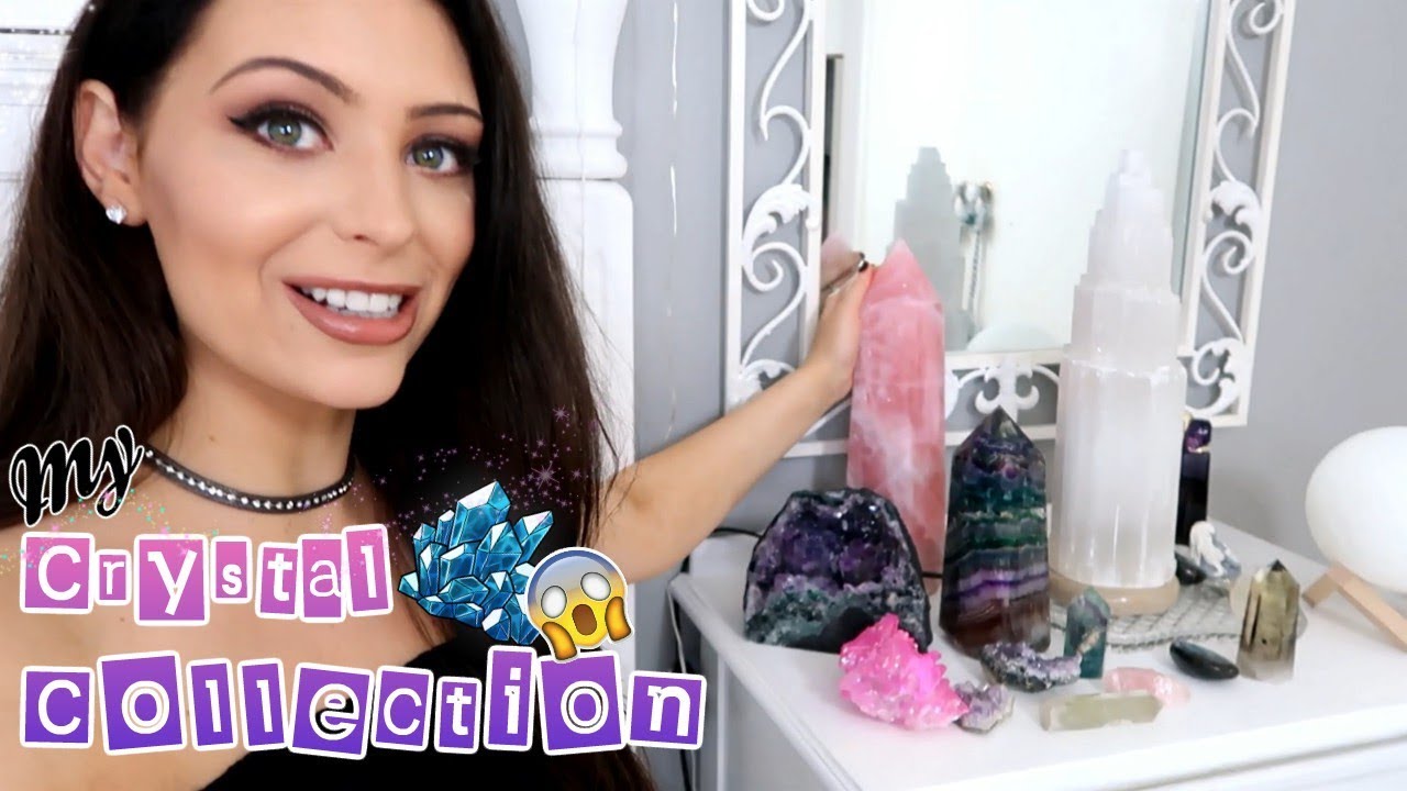 My "Giant" Crystal Collection -Over 100 pounds of crystals! - YouTube