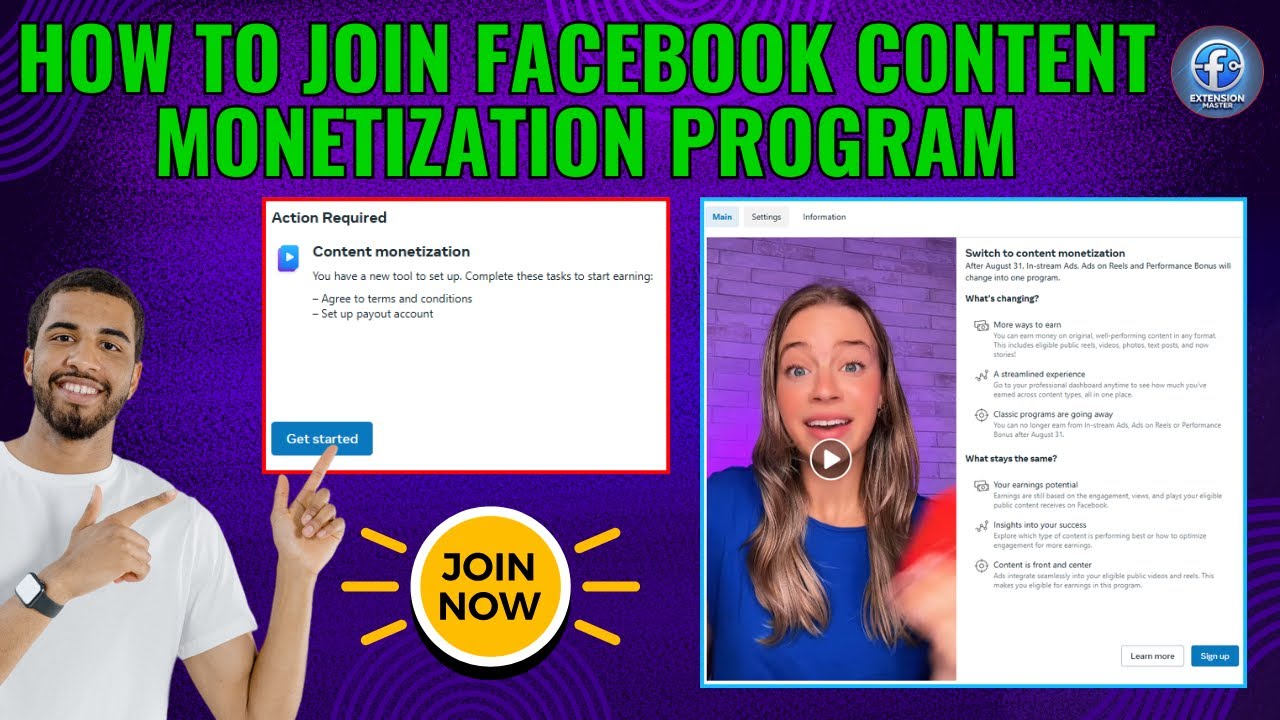 How to Join Facebook Content Monetization Program | Step-by-Step ...