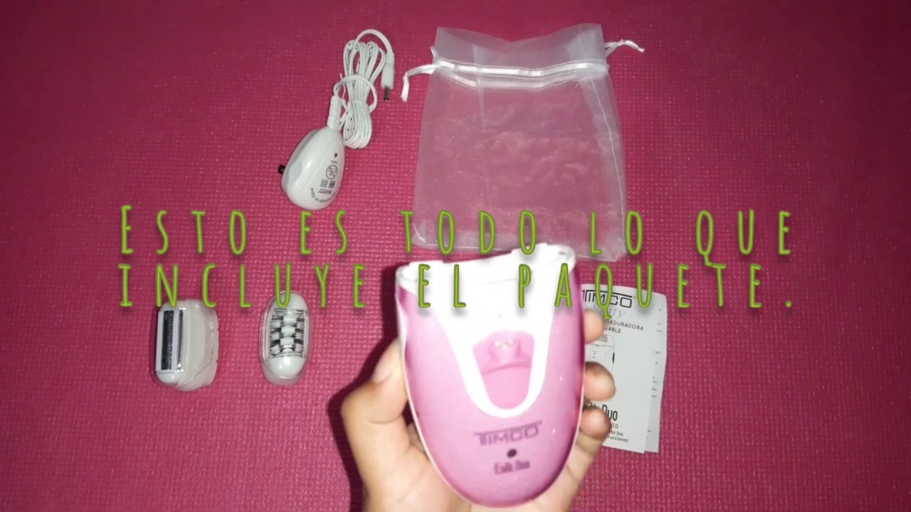 Reseña depiladora/rasuradora Timco Beauty Esilk Duo - YouTube