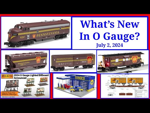 New O Gauge Products For July 2, 2024 - Menards "Pennsy Mania" And MTH ...